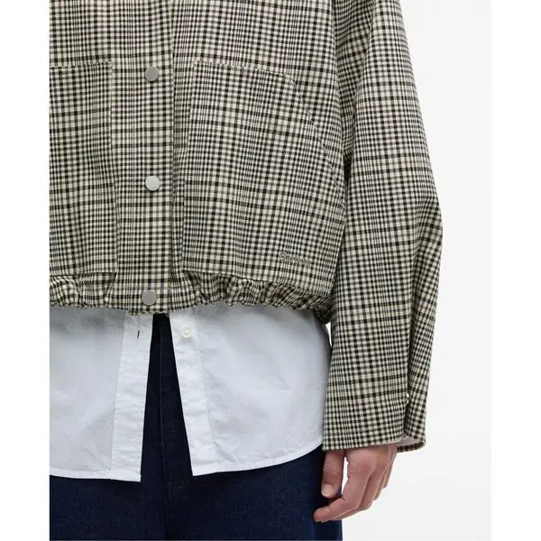 Barbour Plaid Cropped Jacket - No