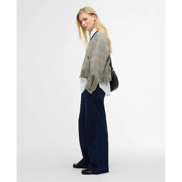 Barbour Plaid Cropped Jacket - No