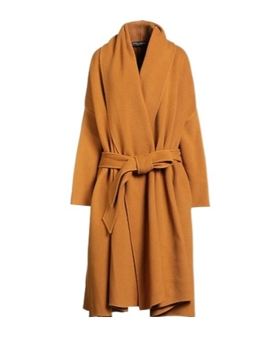 Dolce & Gabbana Belted Long Sleeve Overcoat