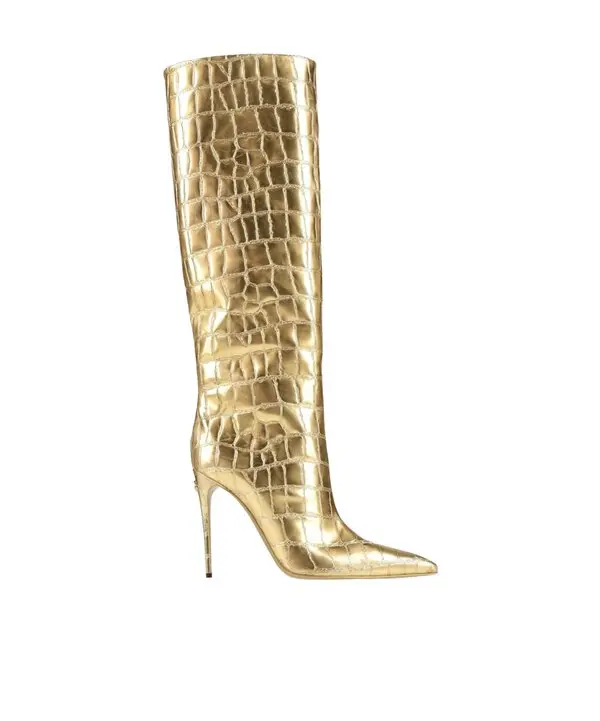 Dolce & Gabbana Solid Color Over-the-knee Boots