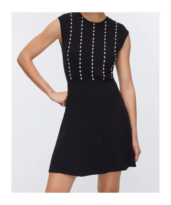 Liu Jo Embellishment Knit Mini Dress