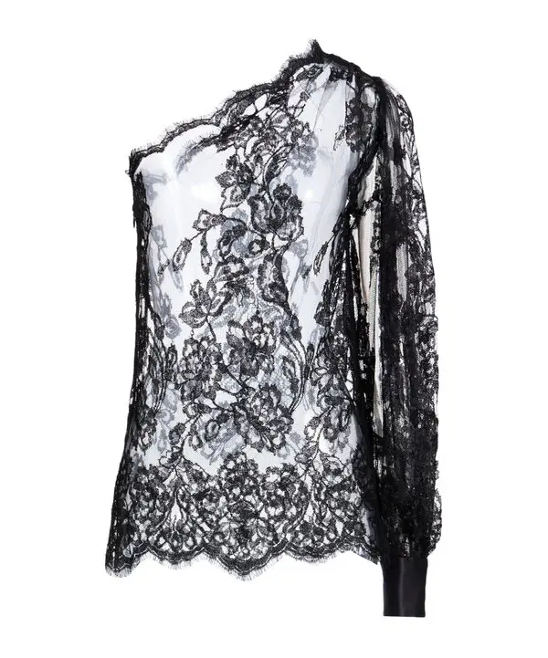 Dolce & Gabbana One-shoulder Lace Top