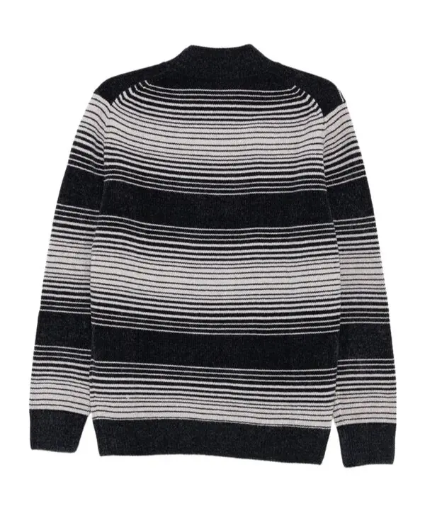 Liu Jo Striped Mock Neck Sweater