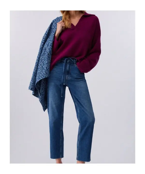 Liu Jo V-neck Collared Jumper
