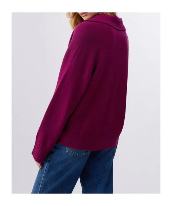Liu Jo V-neck Collared Jumper