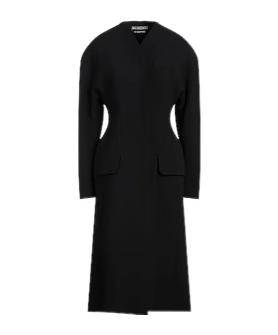 Jacquemus Minimalist Long-sleeve V-neck Button Coat