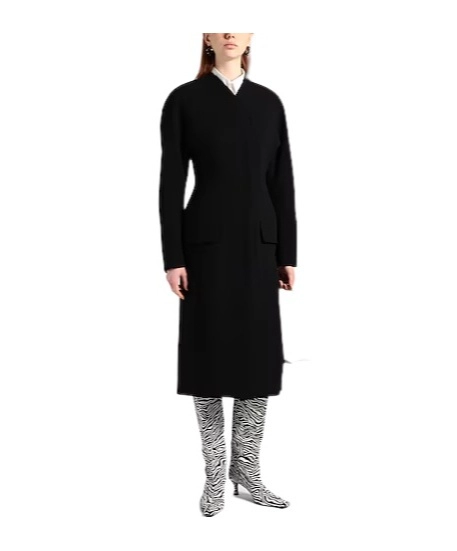 Jacquemus Minimalist Long-sleeve V-neck Button Coat