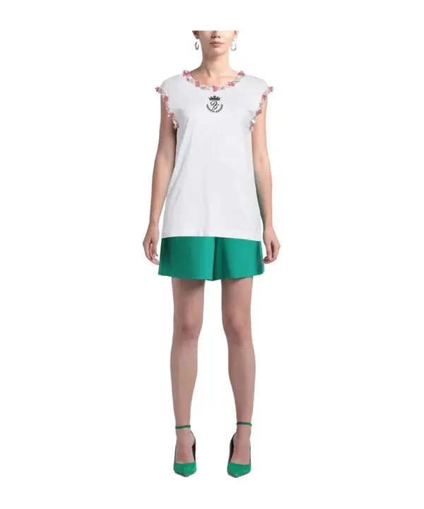 Dolce & Gabbana Sleeveless Solid-color T-shirt