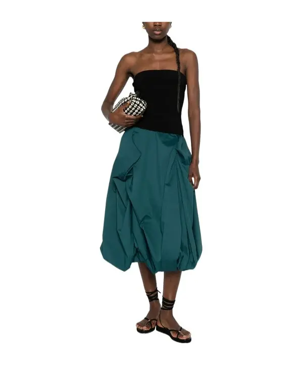 Norma Kamali Strapless Fitted Top