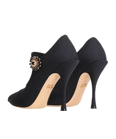 Dolce & Gabbana Pointedtoe Crystal Highheels
