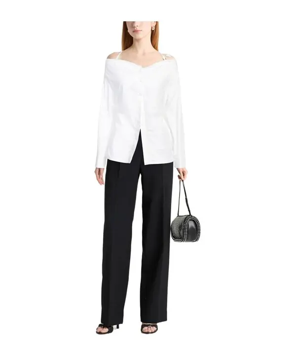 Jacquemus Solid-color Long-sleeve Boat-neck Shirt