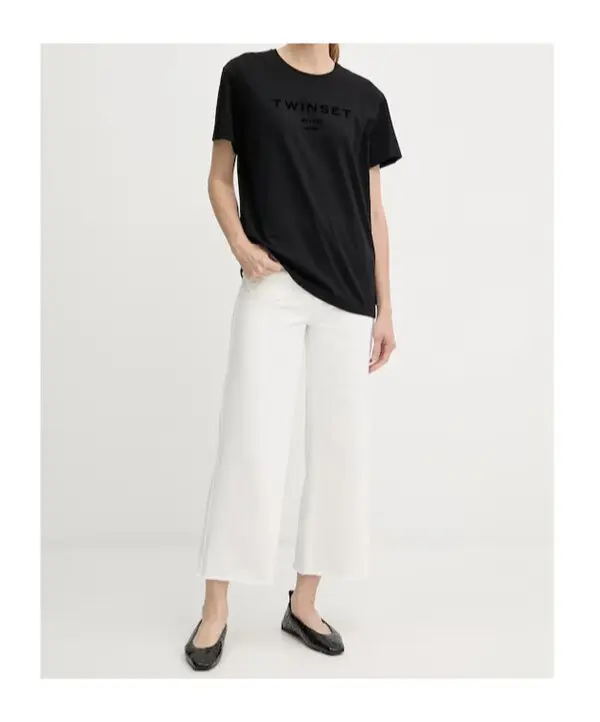 TWINSET Logo Detail T-shirt
