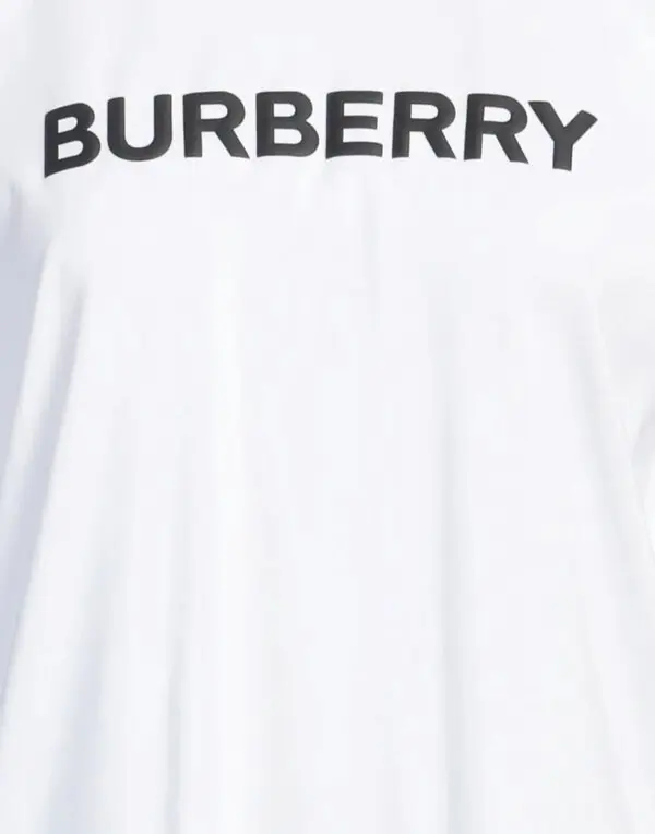 Burberry Printed Short Sleeve T-shirt - White
