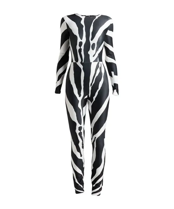 Dolce & Gabbana Zebra Print Long Sleeve Bodysuit