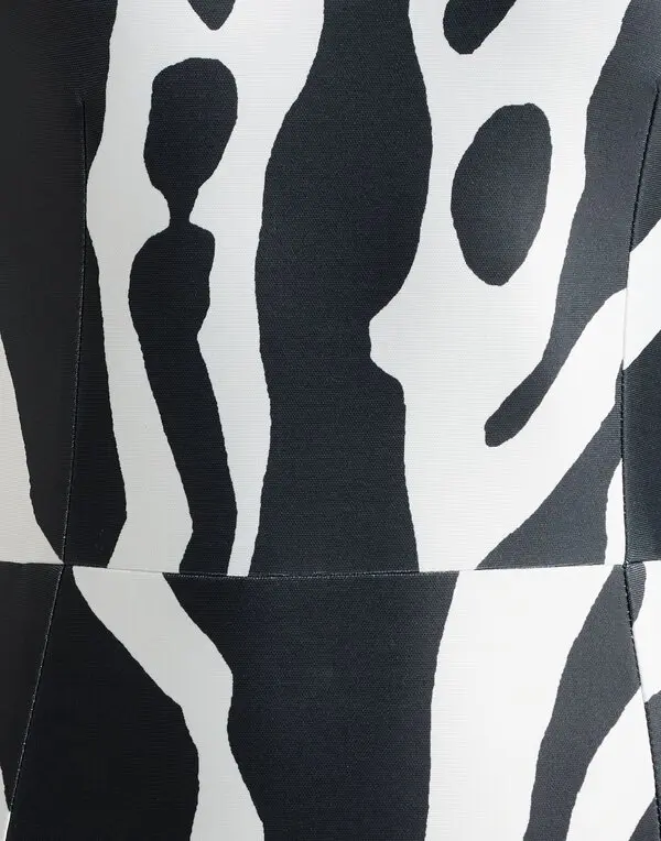 Dolce & Gabbana Zebra Print Long Sleeve Bodysuit