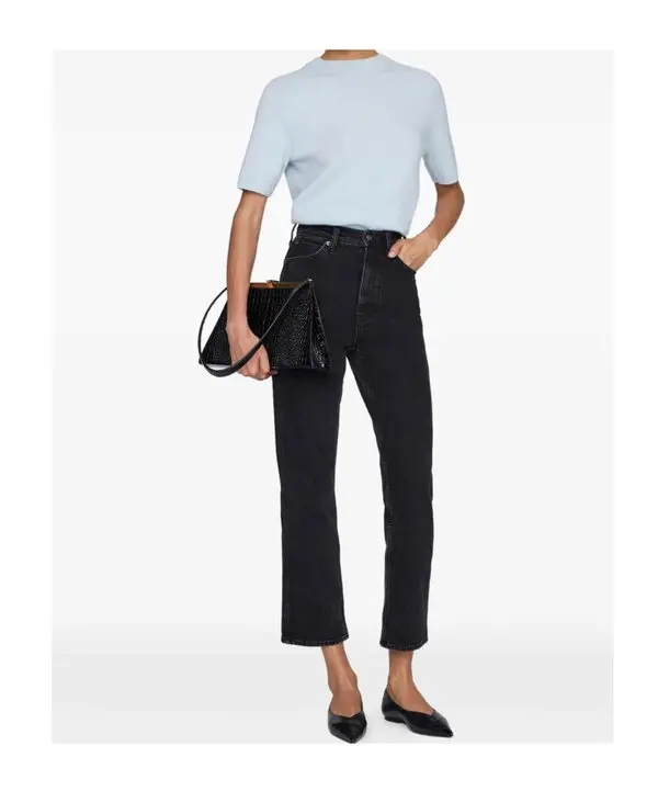 ANINE BING Jackson Short-sleeve Sweater