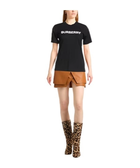 Burberry Solidcolor Printed Tshirt