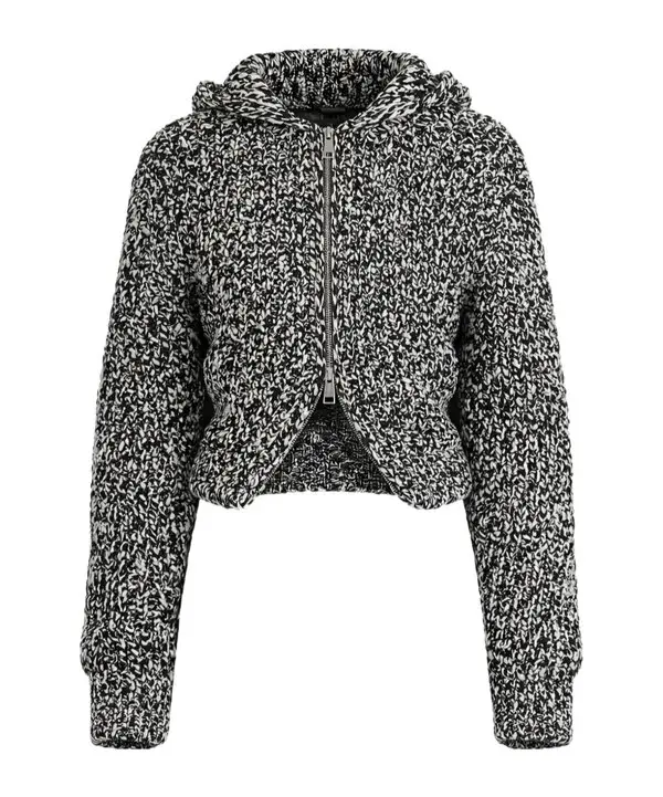 Nanushka Knitted Hooded Jacket