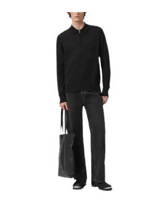 ALLSAINTS Albany Zip-up Polo Shirt