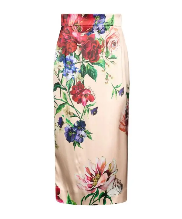 Dolce & Gabbana Highly Elastic Floral Dress