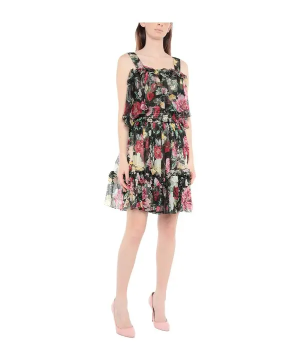 Dolce & Gabbana Floral Print Chiffon Dress