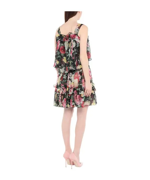 Dolce & Gabbana Floral Print Chiffon Dress