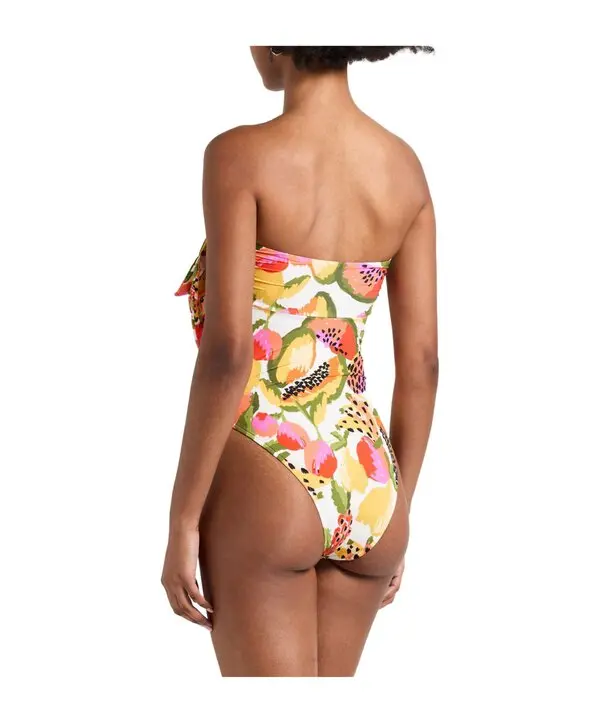 Farm Rio Bandeau One-piece Swimsuit