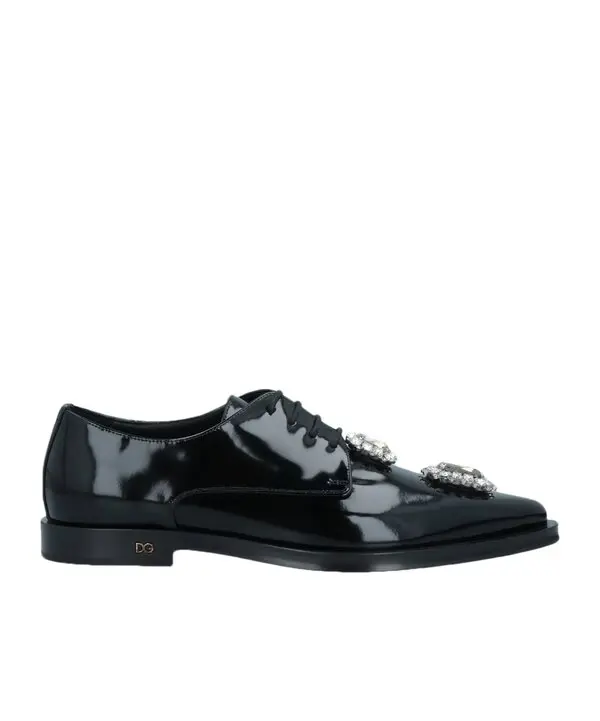 Dolce & Gabbana Solid Color Laced Shoes