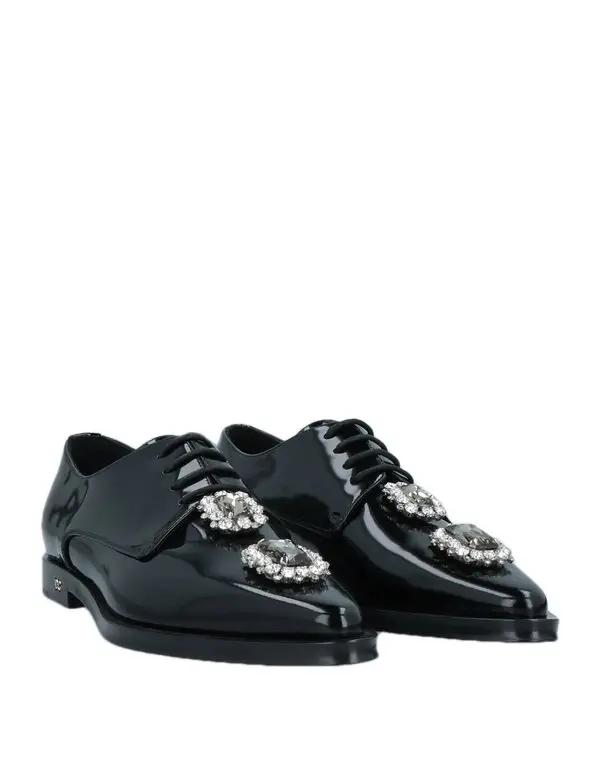 Dolce & Gabbana Solid Color Laced Shoes