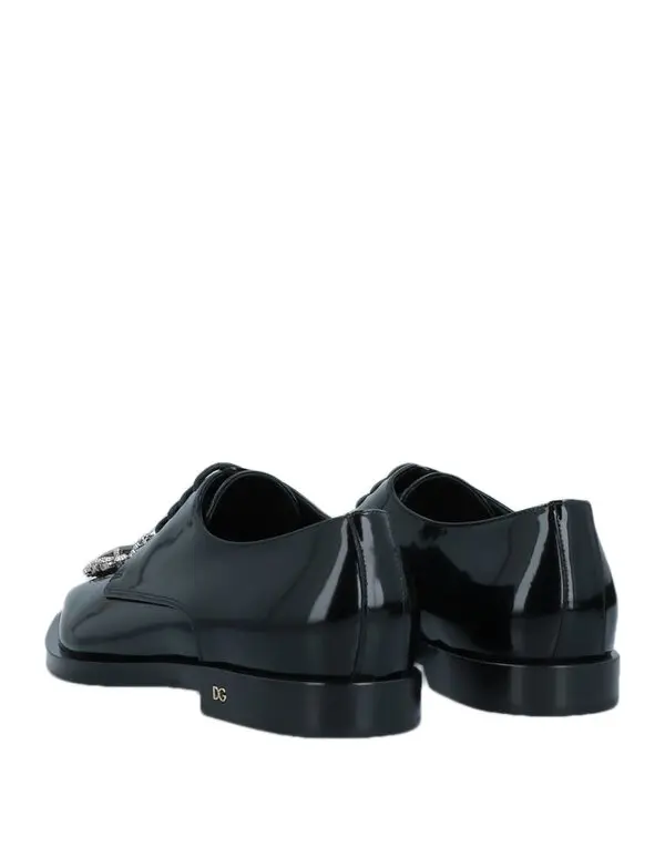 Dolce & Gabbana Solid Color Laced Shoes