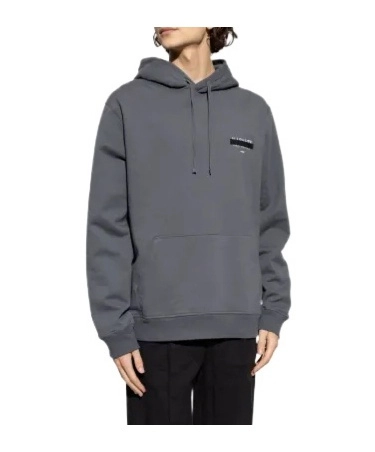 ALLSAINTS Redact Long-sleeve Hoodie - Gray