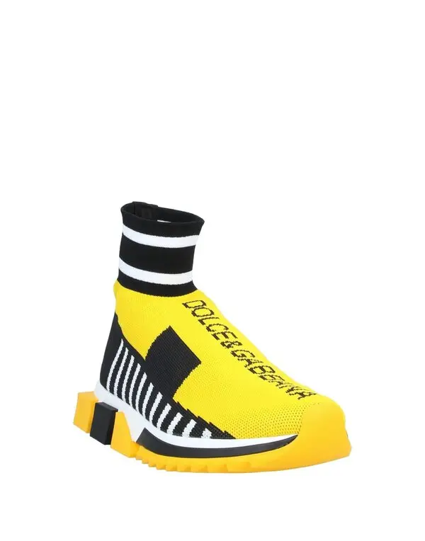 Dolce & Gabbana Letter Print Sock Sneakers
