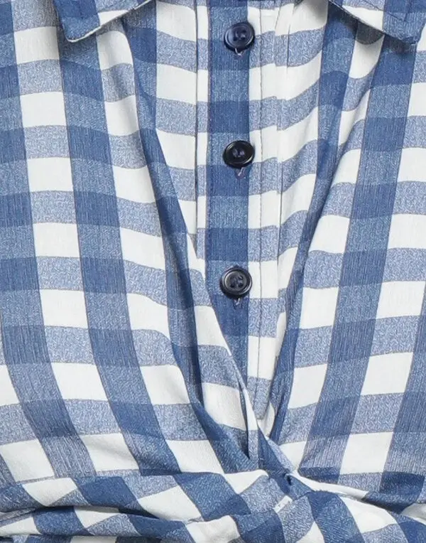 Jacquemus Long Sleeve Plaid Shirt With Twist Detail