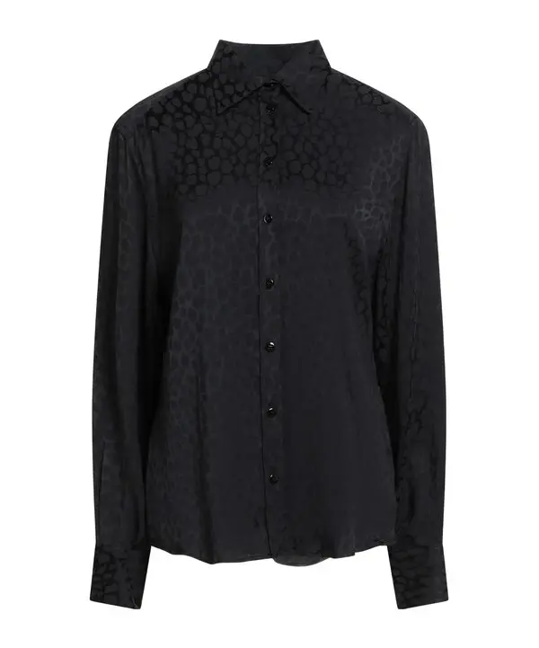 Dolce & Gabbana Leopard-print Satin Jacquard Button-up Shirt