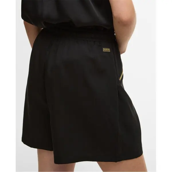 Barbour Elastic Waistband Shorts With Zip Pockets