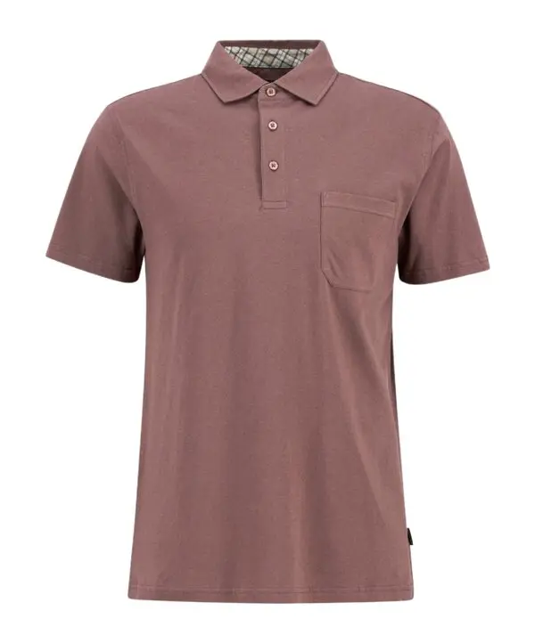 Barbour Short-sleeved Polo Shirt With Patch Pockets