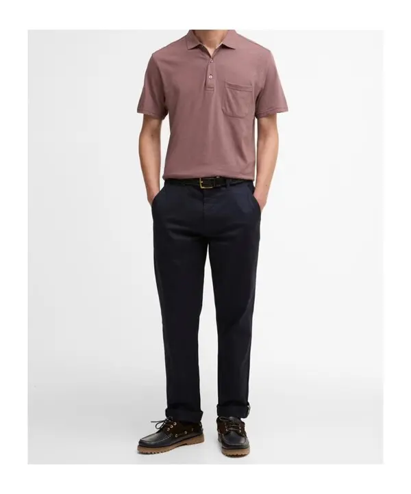 Barbour Short-sleeved Polo Shirt With Patch Pockets
