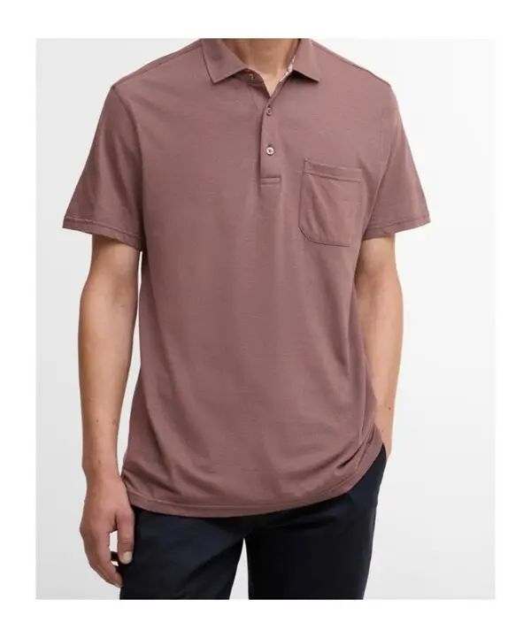 Barbour Short-sleeved Polo Shirt With Patch Pockets