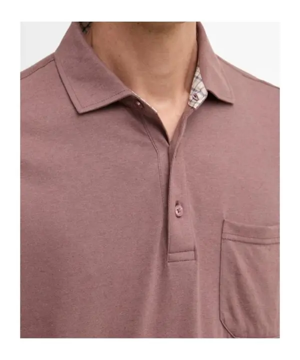 Barbour Short-sleeved Polo Shirt With Patch Pockets