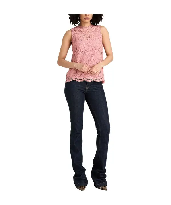 Dolce & Gabbana Solid-colored Lace Sleeveless Top
