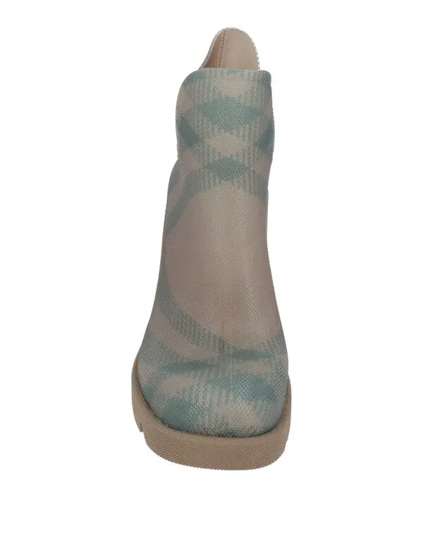 Burberry Color-blocked Ankle Boots - Light Brown