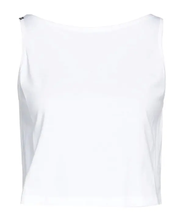 Dolce & Gabbana Sleeveless Jersey Top - White