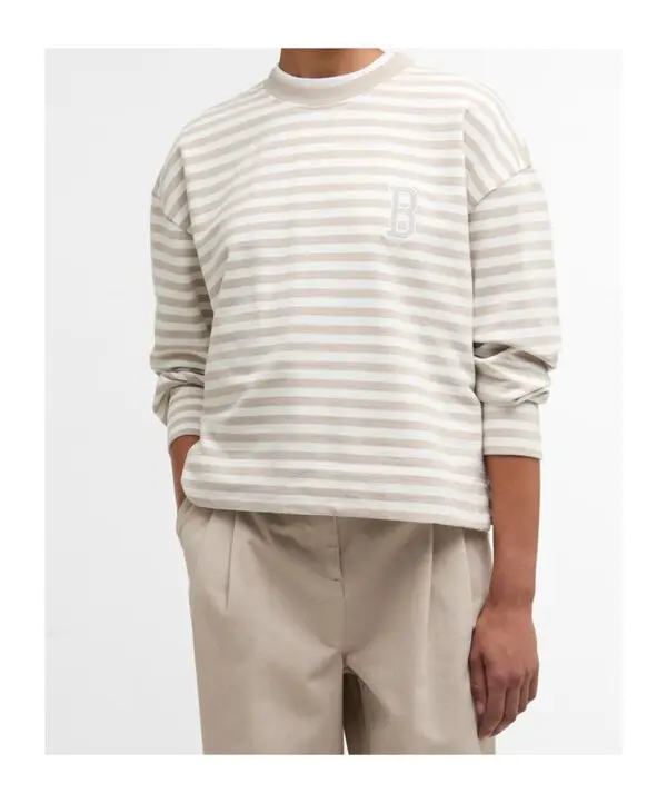 Barbour Striped Crew Neck Sweatshirt