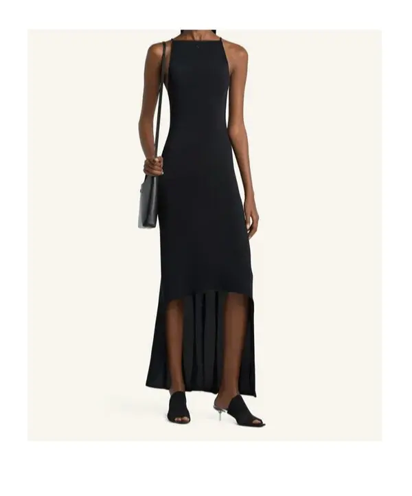 COURREGES Halterneck High-low Gown