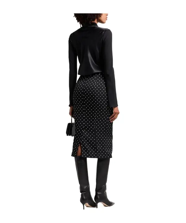 Dolce & Gabbana Polka Dot Midi Pencil Skirt