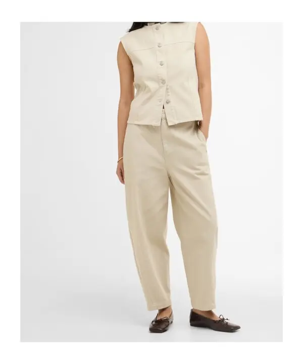 Barbour Daya Denim Waistcoat - Nude