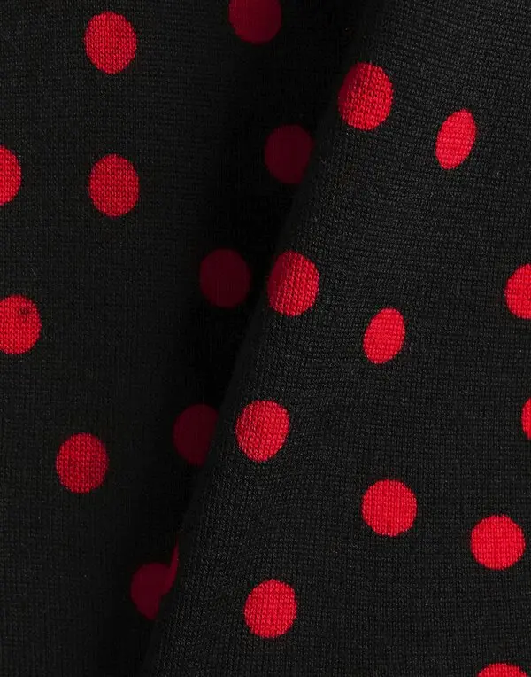 Dolce & Gabbana Polka-dot Sleeveless Knit Top