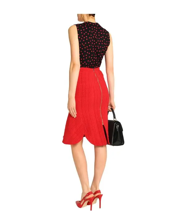 Dolce & Gabbana Polka-dot Sleeveless Knit Top