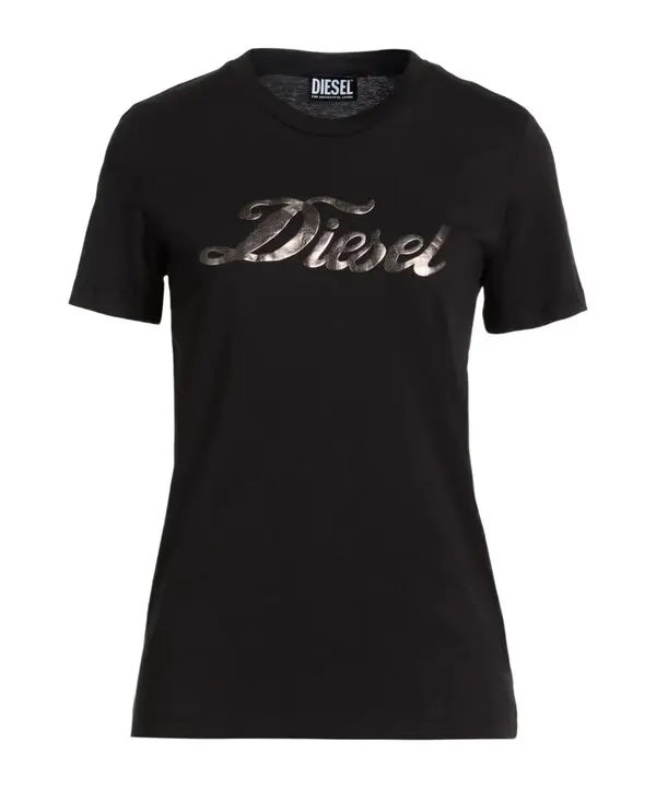 DIESEL® Solid Color Printed Short-sleeve T-shirt