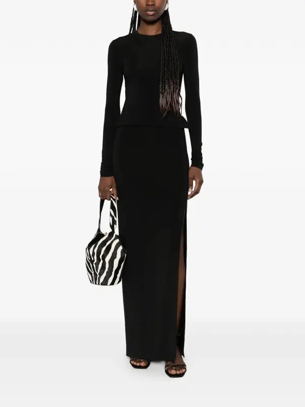 Nanushka Shada Maxi Dress - Black